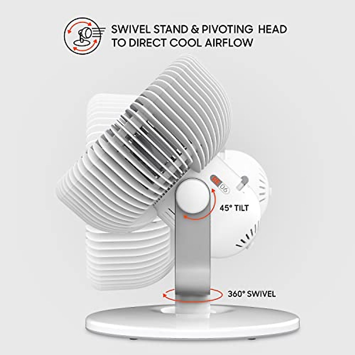 Sharper Image REFRESH 06 Whole Room Swivel Fan