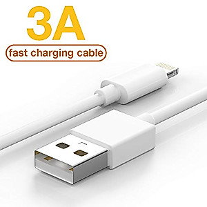 5 Pack(10FT)[Apple MFi Certified] iPhone Charger Long Lightning Cable Fast Charging iPhone Charger Cord Compatible iPhone 14/14 Pro Max/13 Pro Max/12/11 Pro Max/Mini/XS MAX/XR/XS/X/8/7/Plus/6 iPad