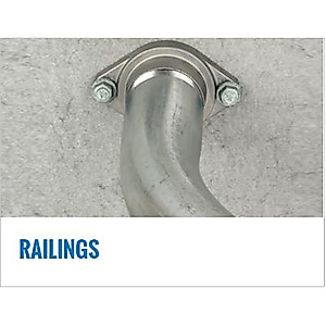 Tapcon 1/4" x 5" Stainless Steel Hex Head Concrete Anchor Screws 3460907 | 100 Pack | Drill Bit Included