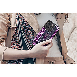 Cassette Tape Clear Pink Personalized Black Rubber Phone Case Compatible with Apple iPhone 15 Pro Max Plus, 14 Pro Max Plus, 13 Pro Max Mini, 12 Pro Max Mini, 11, X XS Max, XR, 8 7 Plus