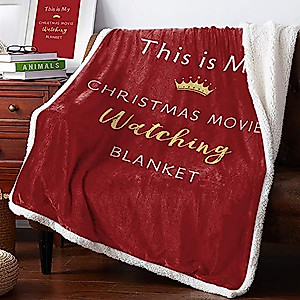 Singingin Christmas Sherpa Fleece Throw Blanket for Kids and Adults Movie Watching Blanket Red Super Soft Luxurious Plush Fluffy Throw Blankets Autumn Winter Warm Thermal Blanket 40x50inch