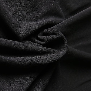 UCARE Floor Speaker Stand Covers Metal Heavy Duty Support Stand Cover for Weddings Banquets Events 3 Sided Triangular DJ Speaker Stand Tripod Cover Scrim (Two Pack-Black)