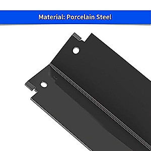 Avenger 93321 Universal BBQ Grill Heat Tents for Charbroil Grills, Kenmore Grills and Others, 16 Inch Long Porcelain Steel Flame Tamers - Set of 4