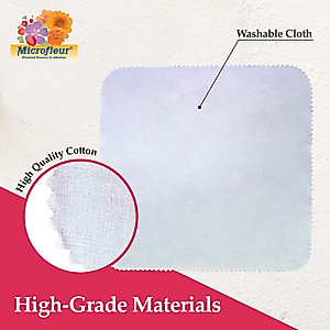 Microfleur 20 Pc Max Liners Max 9" Microwave Flower Press, Extra/Replacement Liners 20 Pc Liners (10 Pair) - White Liners Only