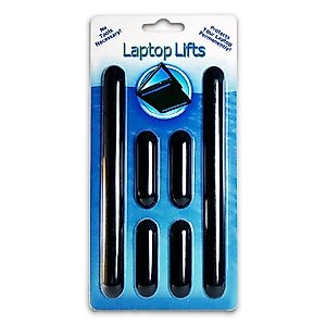 Laptop Lifts - Universal Replacement Laptop Feet Guaranteed To Stay On Until You Take Them Off