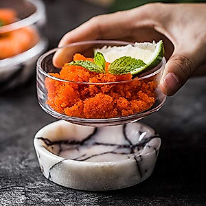 KOWMcp Dinner Plates Plate Transparent Glass Salad Plate Dessert Plate Snack Plate Crystal Glass Plate (Size : Large)