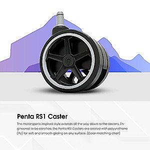 Vertagear Racing Seat Home Office Ergonomic High Back Game Chairs, S-Line SL4000 Medium BIFMA Cert, Black/Carbon