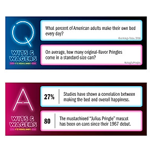 Wits & Wagers: It's Vegas Baby - A Board Game by North Star Games 3-10 Players - Board Games for Family 25 Mins of Gameplay - Games for Family Game Night-for Kids and Adults Ages 6+ - English Version