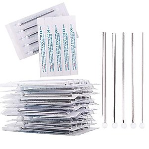 Ear Nose Piercing Needles - 100pcs Mix Body Piercing Needles 12g.14g.16g.18g.20g Individualized Package for Piercing Needle Supplies Piercing Kit