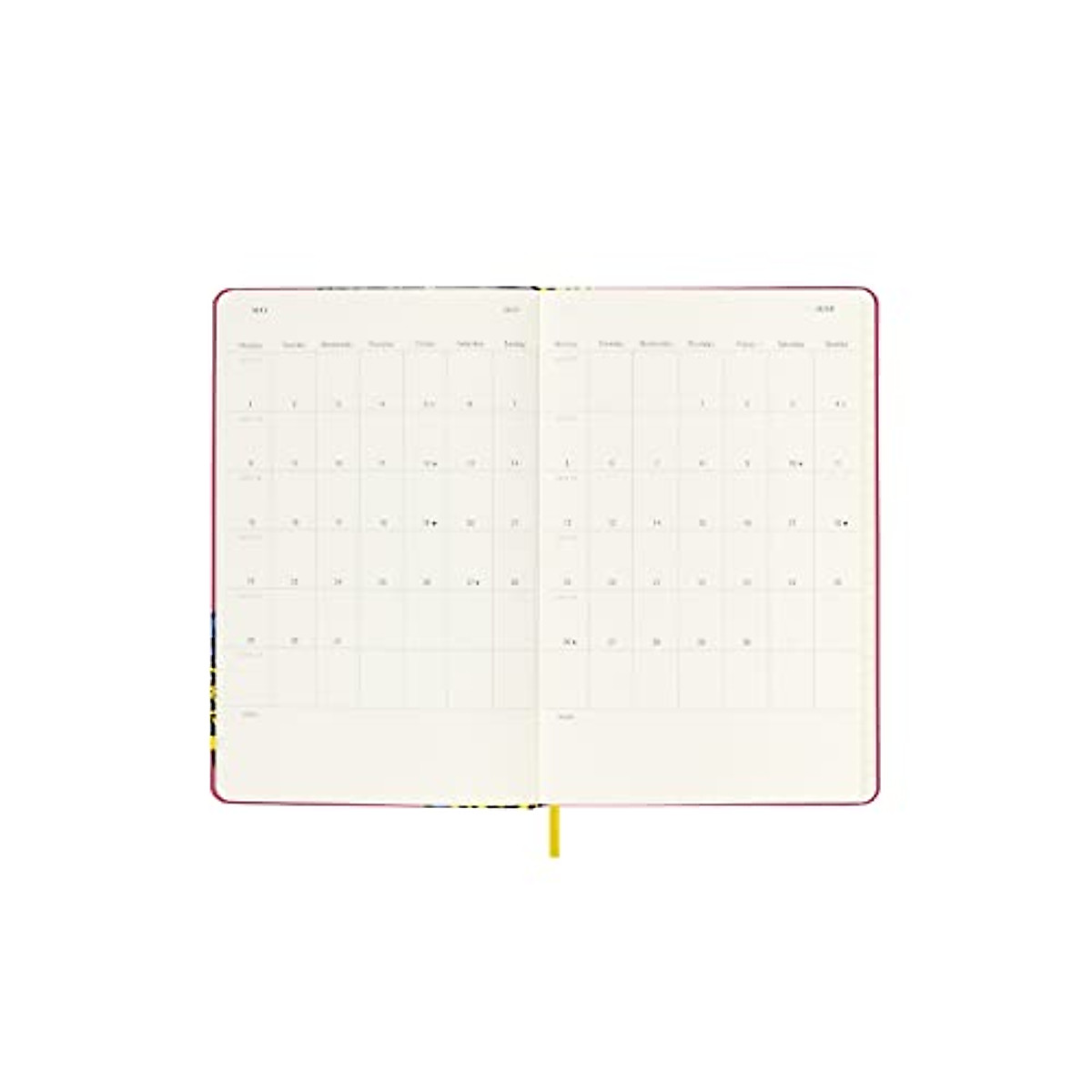 Moleskine Limited Edition Frida Kahlo 12 Month 2023 Weekly Planner, Hard Cover, Large (5" x 8.25"), Pink