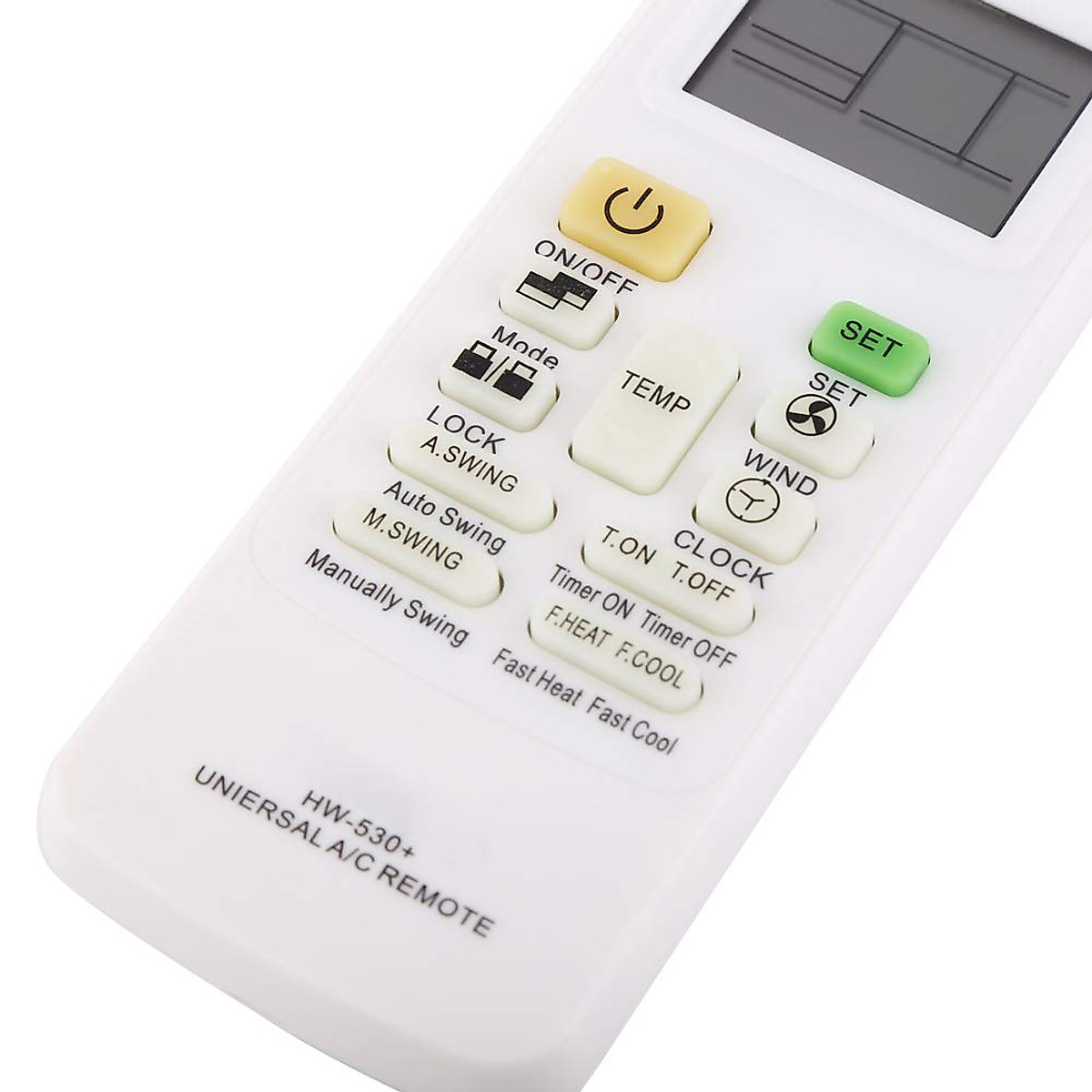 Tihebeyan Universal Air Conditioner Remote Control, Remote Control Replacement for Gree Midea LG Sharp Haier Toshiba Samsung Air Conditioning