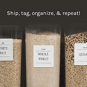 Premium Label Supply White Sticker FBA Labels – 4" x 3.33" – Laser/Inkjet Compatible – (6 Labels/Sheet), 25 Sheets - 150 Total Adhesive Labels