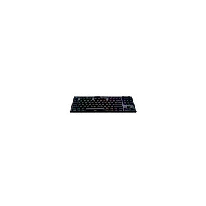 Logitech G915 TKL Tenkeyless Lightspeed Wireless RGB Mechanical Gaming Keyboard (Carbon, Tactile) Bundle with 4-Port USB 3.0 Hub (2 Items)