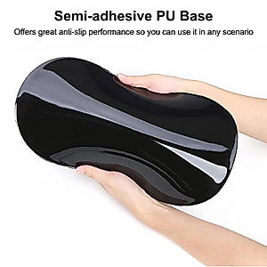 iCasso Mouse Pad with Wrist Rest, Ergonomic Mouse Pad,13x8 inch Pain Relief Keyboard Wrist Rest, Comfortable Memory Foam Mousepad with Non-Slip PU Base Mouse Pads for Desk Computer Home Office