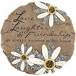 Carson 97783 Daisy Stepping Stone, White