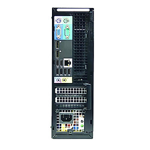 Dell Optiplex 7010 PC with 24 FHD Dell Monitor, Wireless Keyboard, WiFi, Intel i5, 8GB Memory, 240GB SSD Storage, Windows 10 (Renewed)