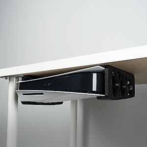 Glistco Stealth Mount - Under Desk Mount Compatible with PS5 - Black Disc