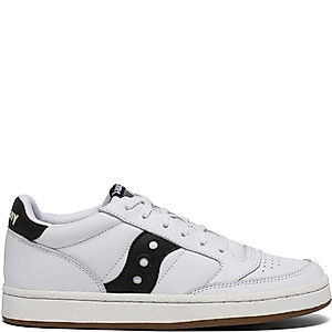 Saucony Women's Jazz Court Sneaker, White/Black, 6.5 Medium