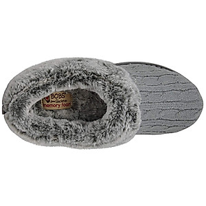 Skechers BOBS from Women's Keepsakes Delight Slipper, Grey, 9 M US