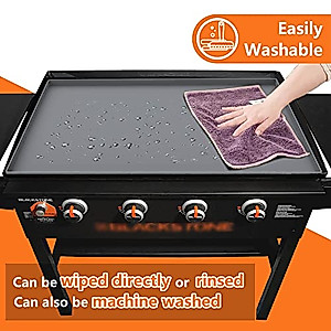 Griddle Silicone Protective Mat Cover for Blackstone 17"22"28"36"Pro, JOOKKI Griddle Grill Mat Heavy Duty Waterproof Griddle Protect Your Grill .(28”Pro, Grey)