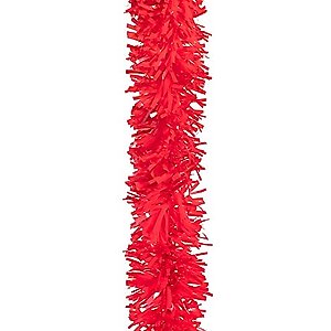 TCDesignerProducts Red Vinyl Twist Garland - 4" x 25' roll