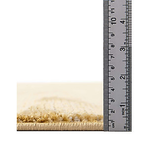 Unique Loom Finsbury Collection Area Rug - Kate (3' 3" x 5' 3" Rectangle, Yellow)