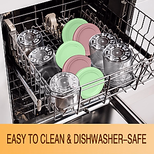 TKLIFE 16oz Cups containers,Extra Replacement Pints and Lids,storage container Compatible with Ninja Creami NC299 NC300 Series Creami Ice Cream Makers,Dishwasher Safe，Leak Proof Lids - 4 Pack