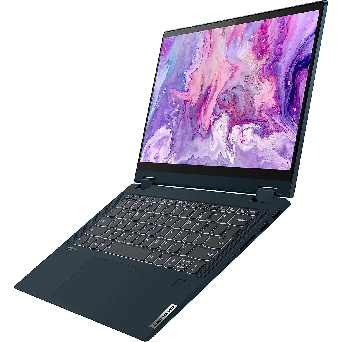 Lenovo IdeaPad Flex 5 14" FHD Touchscreen 2-in-1 Laptop, Octa-Core AMD Ryzen 7 5700U (Beat i7-1165G7), 16GB DDR4 RAM, 512GB PCIe SSD, WiFi 6, Bluetooth 5, Abyss Blue, Windows 11, BROAG Extension Cable
