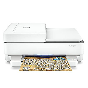 HP Wireless All in one Inkjet Printer Mobile Print, Scan & Copy Color Printer with 6 ft Cable for Home and Office use