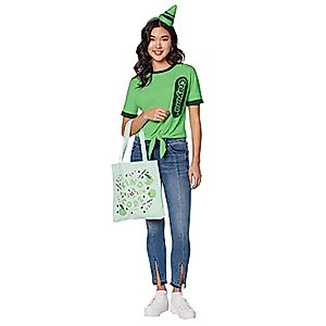 Spirit Halloween Crayola Adult Kind to the Core Green Crayon Costume Kit - L | Officially Licensed | Easy Halloween Costume | Group Costumes