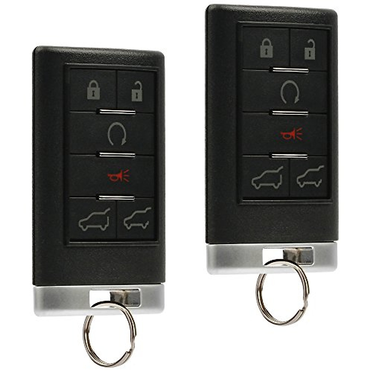 2 fits 2007-2014 Cadillac Escalade Key Fob Keyless Entry Remote (OUC6000066) - Not for Push to Start