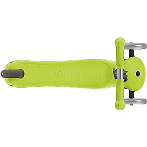 Globber Toddler Scooter | 3 Wheel Kick Scooter for Kids and Toddlers Ages 3-7 with Light Up Wheels | Grow with Me Outdoor Kick Scooter for Girls and Boys with Adjustable Handle Bars (V2, Lime Green)
