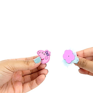 Tara Toys Peppa Pig Snap N' Wear Activity Rings Set, DIY Jewellery Kit for Kids, 3+ Years
