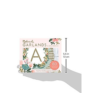 Botanicals Hanging Letters (by Rifle Paper Co., Room Decorations, Banner Letters for Walls, Garland Letters)