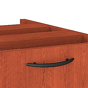 Alera ALEVA542822MC Valencia Series 15.63 in. x 20.5 in. x 28.5 in. Full Pedestal File Drawer - Medium Cherry