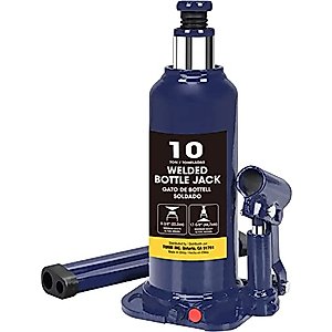 BIG RED 10 Ton (20,000 LBs) Torin Welded Hydraulic Car Bottle Jack for Auto Repair and House Lift, Blue, AT91003BU