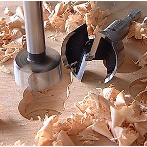 Fisch FSA-196037 16pce Wave Cutter Forstner Bit Set In Custom Wooden Box, Includes bits from 1/4-Inch up to 2-1/8-Inch