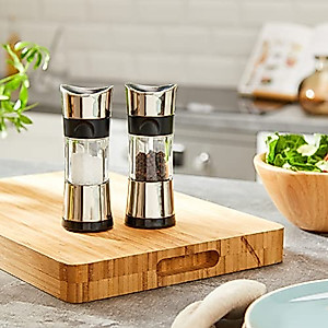 Cole & Mason Precision Horsham Inverta Salt and Pepper Mill Gift Set, Chrome, 15 cm