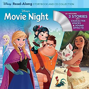 Disney's Movie Night Read-Along Storybook and CD Collection: 3-In-1 Feature Animation Bind-Up