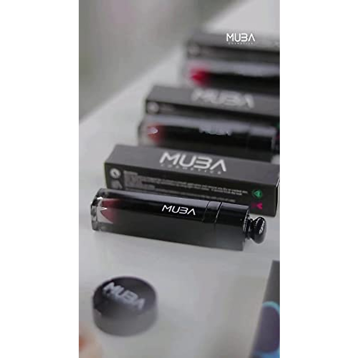 MUBA COSMETICS Liquid Lipstick - 24 Hour Waterproof Long Lasting, None- Transferable & High-Pigment Lip Makeup, Lipstick for Women - Liquid Lipsticks, Perfect Beauty Gifts (Bite Me)