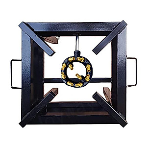 Joywayus Propane Gas Jet Burner 10 Tips for Wok Range,Stir Fry,Grilling,Cast Iron Body Round Nozzle Jet Burner