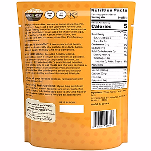 Miracle Noodle Variety Pack (Angel Hair, Fettuccine, Spaghetti & Rice) - Ready-To-Eat, Shirataki Noodles, Shirataki Rice, Keto, Gluten Free, Low Carb, Low Calorie, Konjac Noodles - 2 Bags Each, 8-Pack