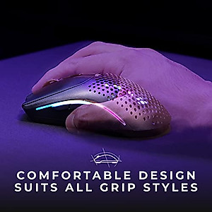 GLORIOUS Model O V2 Superlight Wireless Mouse Bluetooth (Black), Lag-Free 2.4Ghz, FPS Mouse, 210h Battery Life, 26,000 DPI, 26K Sensor, 5 Programmable Buttons, Gaming Accessories for PC, Laptop, Mac