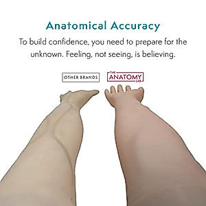 Anatomy Lab Premium IV and Venipuncture Training Kit, Practice Arm for Venipuncture Skills, Phlebotomy Practice, Clinical Nursing Training, 25+ Piece Kit, Durable & Realistic with 1 Year Warranty