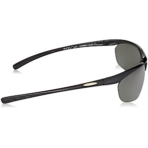 Suncloud Zephyr +2.50 Polarized Reader Sunglasses, Black Frame, Gray Polycarbonate Lenses
