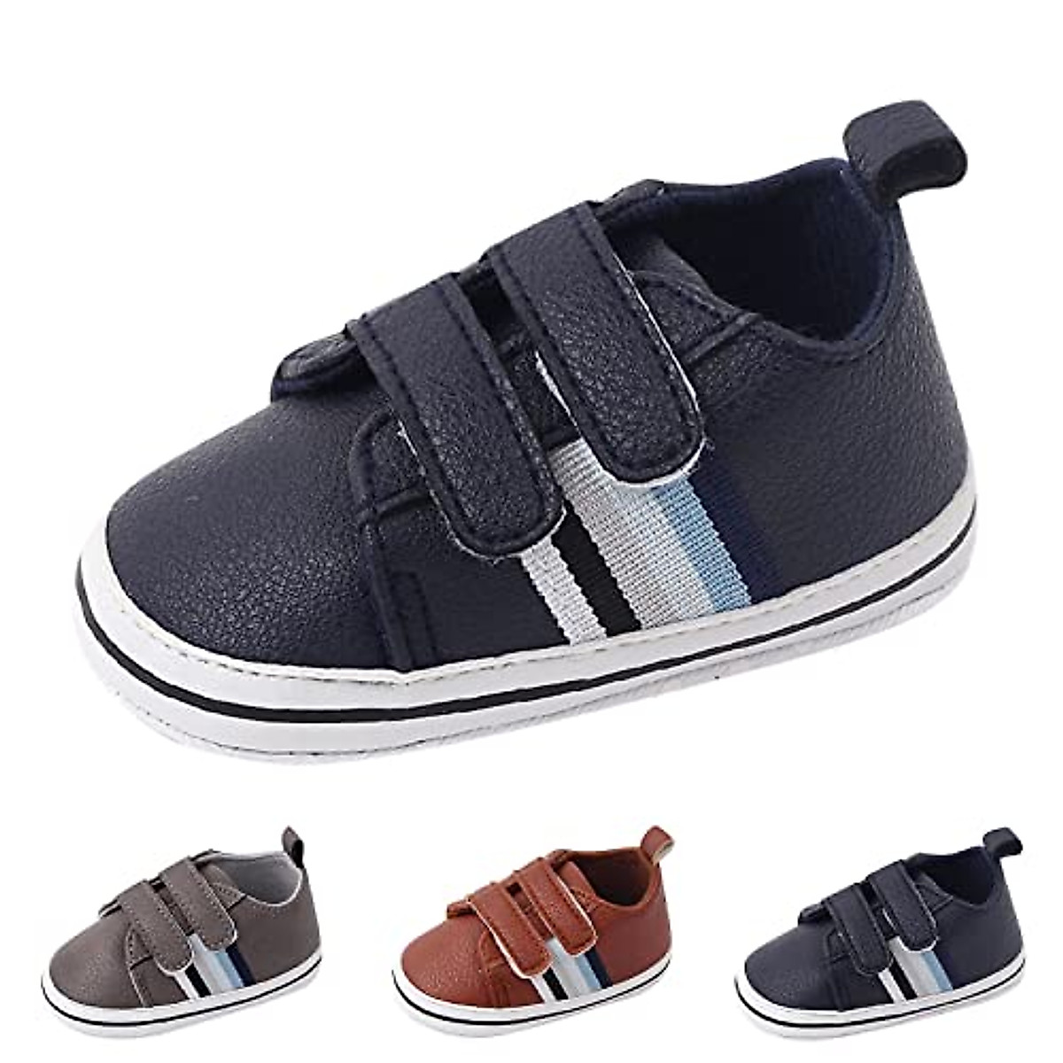 Lykmera Cute Children Toddler Walking Shoes Boys Girls Floor Sports Shoes Flat Bottom Soft Bottom Non Slip Sneaker Shoes (Grey, 12-18 Months)