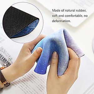 HaloVa Mouse Pad, Anti Slip Planet Mouse Mat for Desktops, Computer, PC and laptops, Customized Round Mouse Pad for Office and Home, Moon