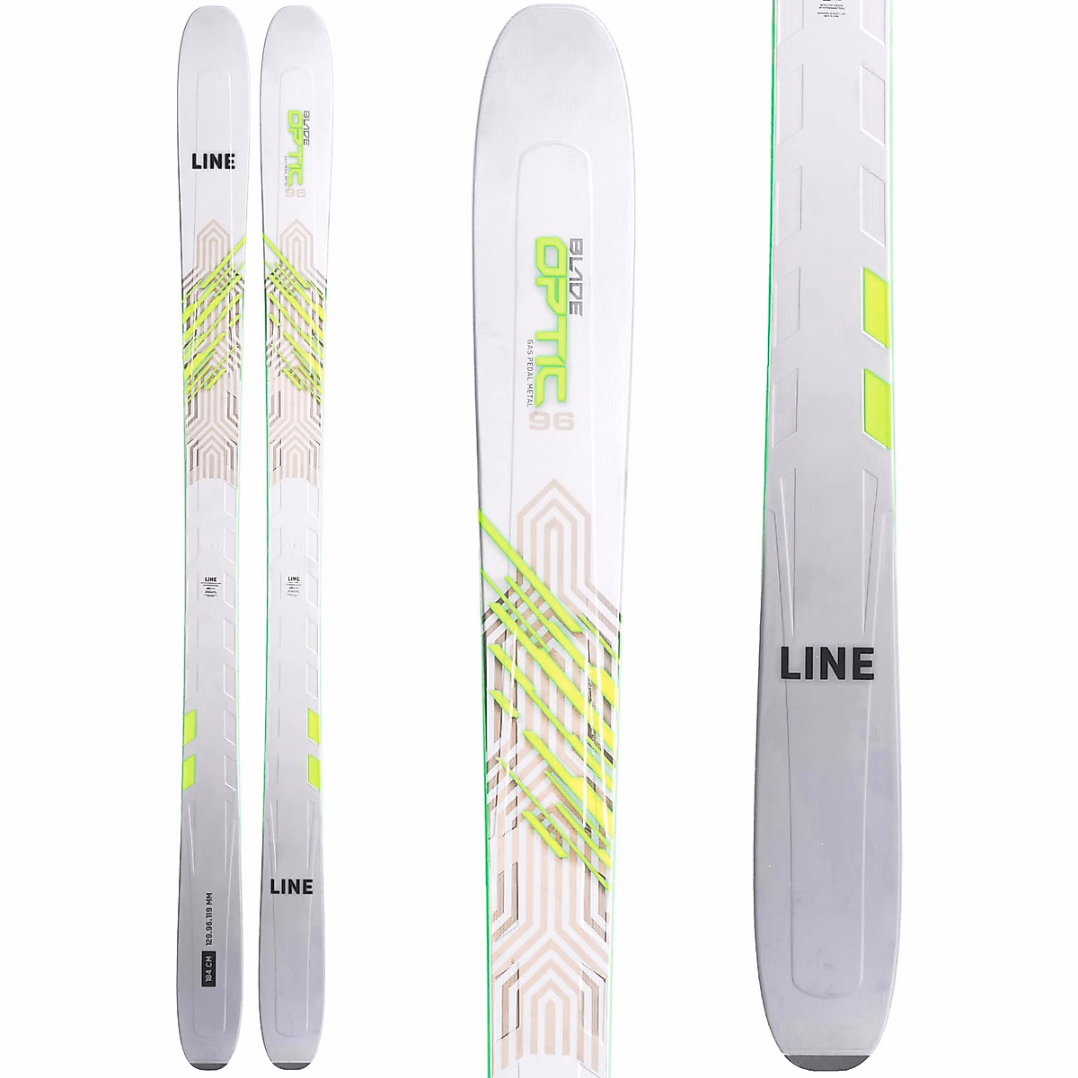 Line Blade Optic 96 Skis Mens Sz 177cm