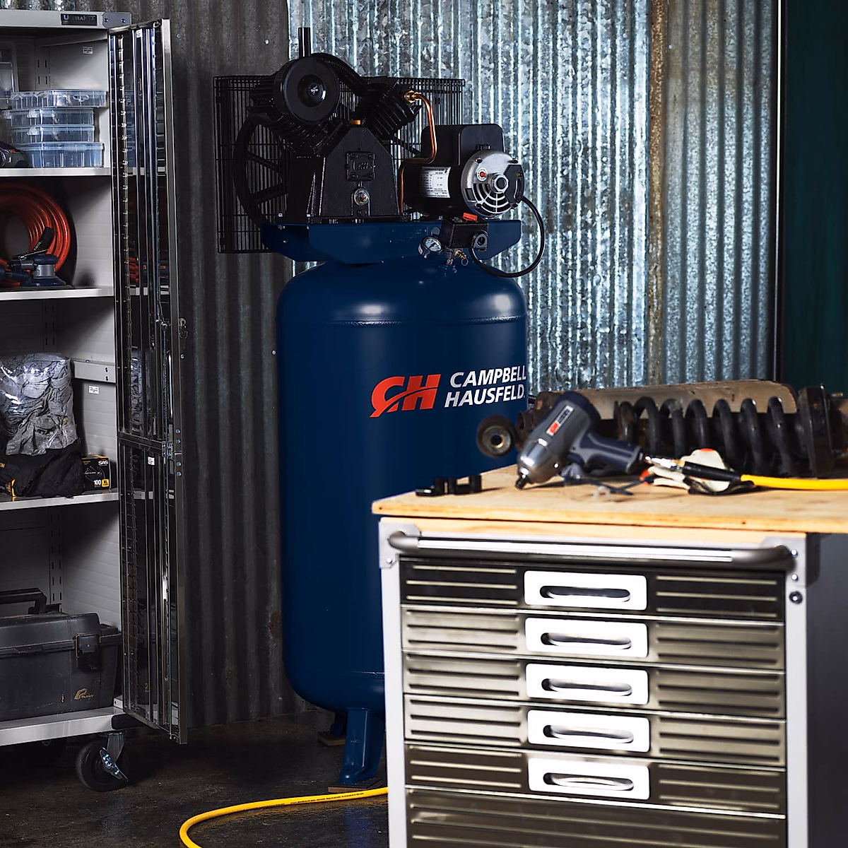 Campbell Hausfeld 80 Gallon Vertical 2 Stage Air Compressor (XC802100)