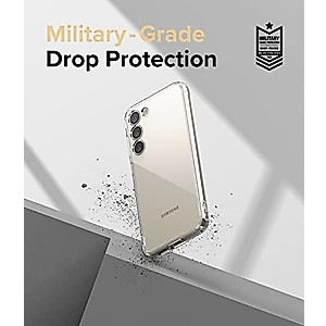 Ringke Fusion [Display The Natural Beauty] Compatible with Samsung Galaxy S23 Case 5G, Transparent Phone Cover for Women, Men, Shockproof Bumper Designed for S23 Case - Clear